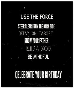 60+ Star Wars Happy Birthday Wishes - Messages, Quotes, Cards, Memes ...