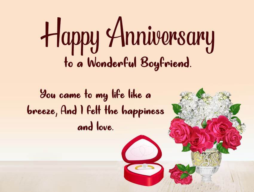60 Relationship Anniversary Wishes For Boyfriend Images Quotes 