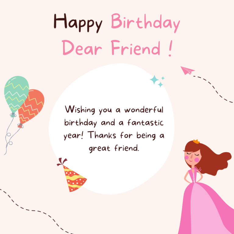 70+ Birthday Wishes Dear Friend : Quotes, Messages, Emoji And Images ...