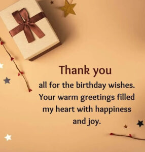 85+ Thank You Everyone For The Birthday Wishes : Quotes, Messages, Card ...