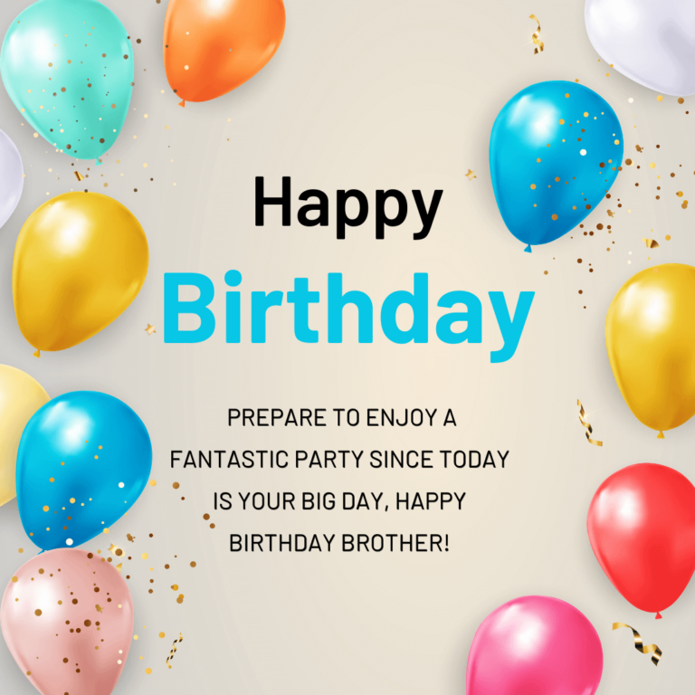 95 Birthday Wishes In English For Brother Messages Quotes Card 5208