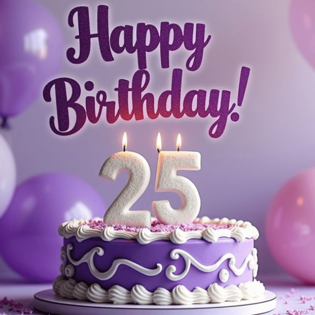 Happy 25th Birthday Wishes – Quotes, Messages, Status, Cards & Images ...