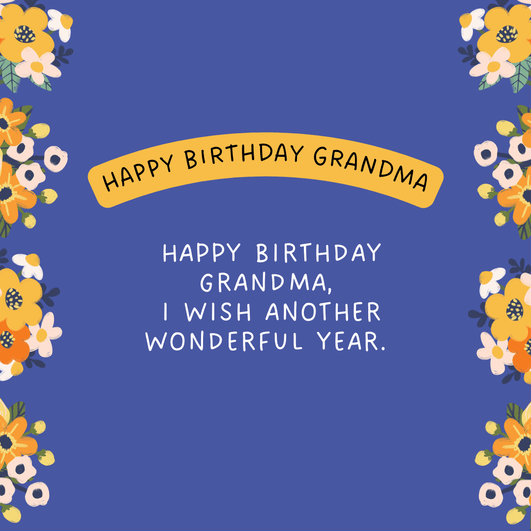 75+ Happy Birthday Wishes For Grandmother - Messages, Quotes, Cake ...